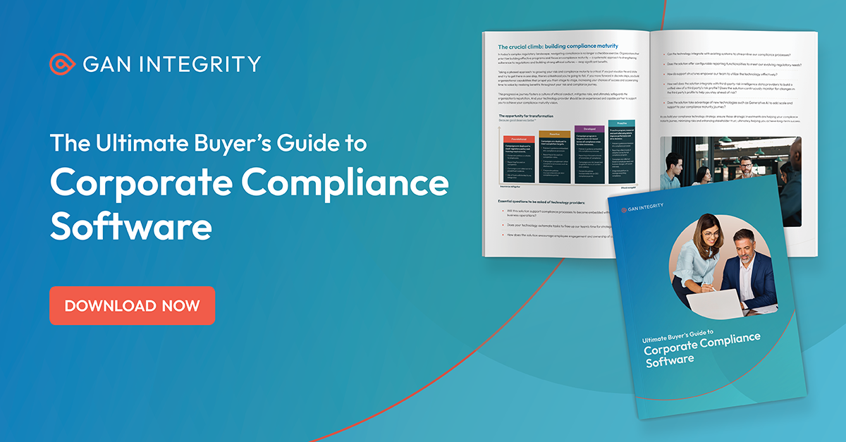 Ultimate Buyers' Guide to Corporate Compliance Software: GAN Integrity